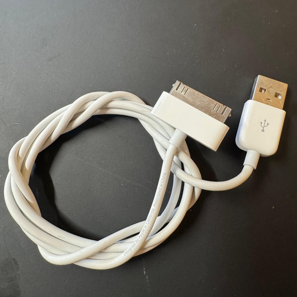 Genuine Apple iPhone iPad 2 3G iPod 30 Pin to USB Charging Cable Dock ...