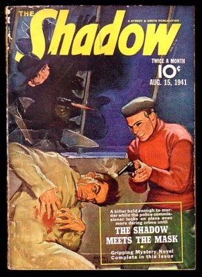 PULP: THE SHADOW-AUG 15 1941-SHADOW MEETS THE MASK! FN | eBay