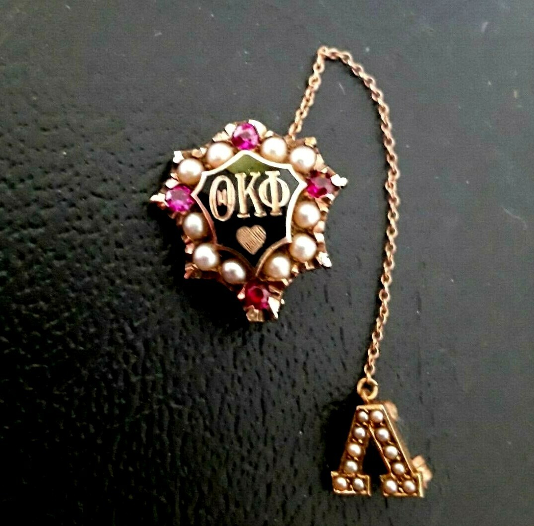 Vintage 10k Solid Gold Phi Kappa Theta Fraternity Pin Badge (Lambda ...