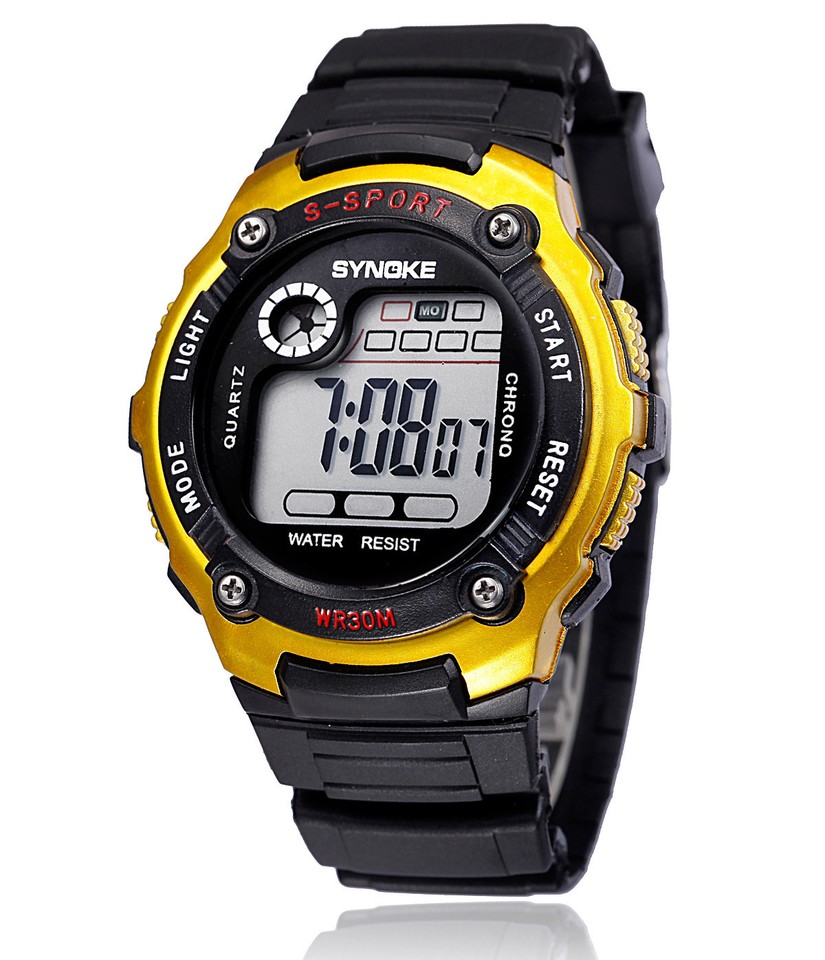 Kids Digital Electronic Watch Waterproof Children Boys Girls Sports LED ...