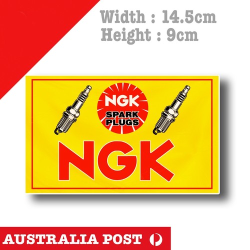 NGK Spark Plugs Logo, Performance Spark Plug Banner Sticker | eBay