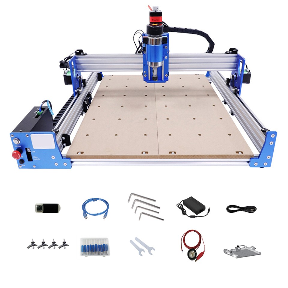 Pro CNC Machine 4040-PRO Router Woodworking Metal Acrylic MDF Metal ...