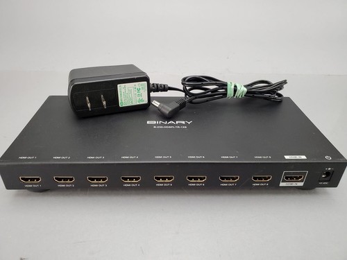 Binary 230 Series HDMI Splitter B-230-HDSPLTR-1x8 - Untested | eBay