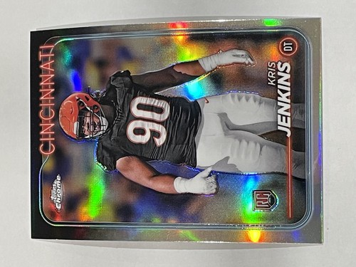 2024 Topps Chrome Football Refractor #250 - Kris Jenkins RC ...