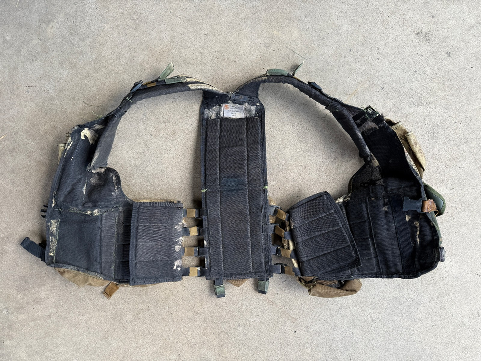 Genuine SADF SF South African Army M83 Assault Vest custom pouches and ...