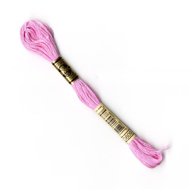 DMC Floss 1 Skein PICK YOUR COLOR #3325-3799 (#25 8.7yds 6-Stranded 100 ...