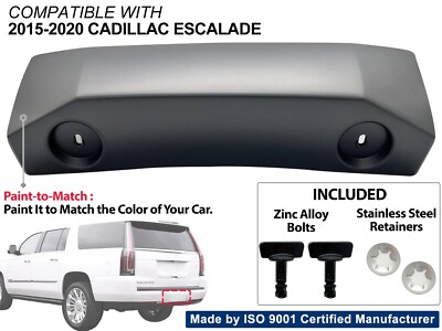 Trailer Hitch Cover for 2015 - 2020 Cadillac Escalade ESV with Fastener ...
