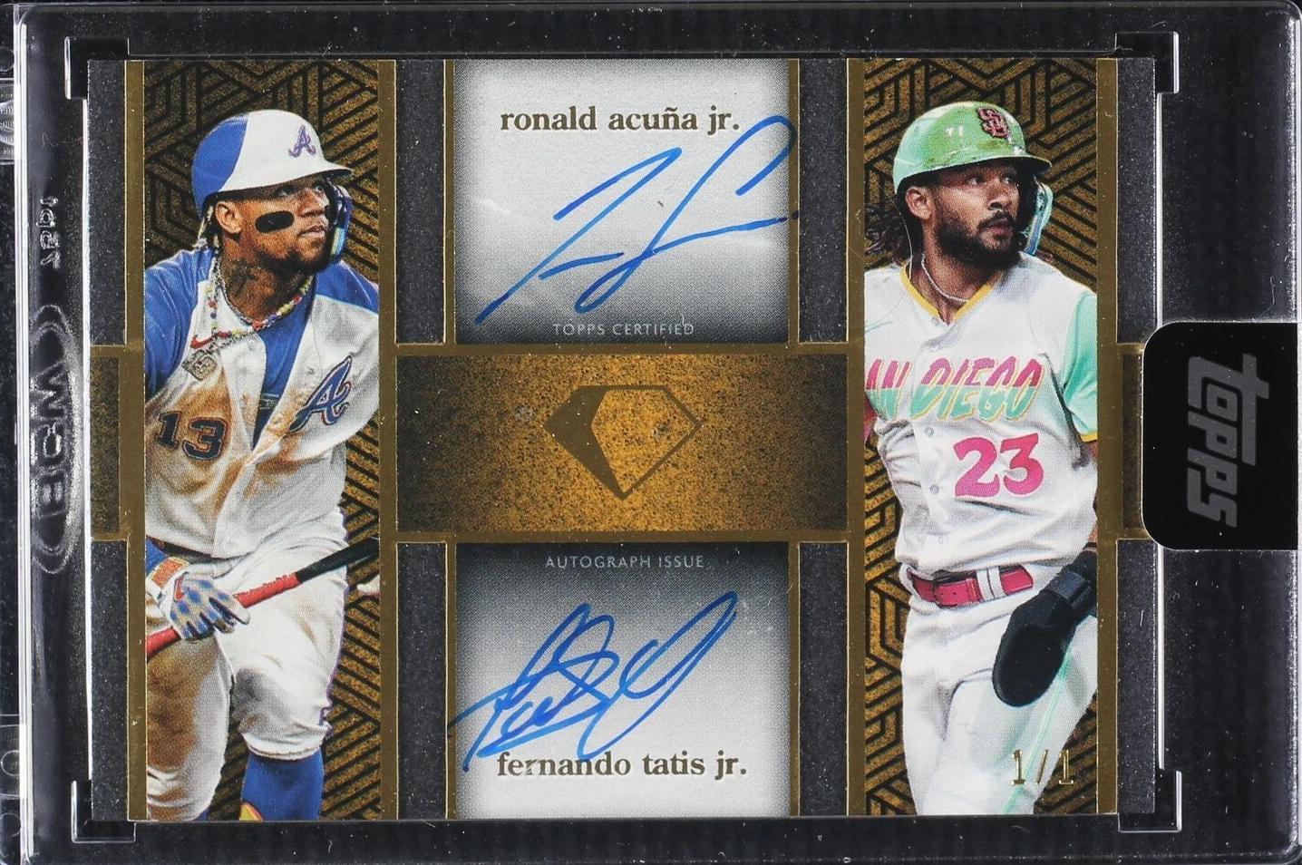 2024 Topps Diamond Icons - Iconic Dual Autographs Ronald Acuña Jr ...