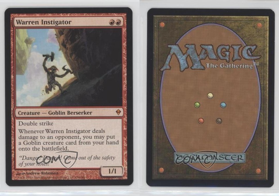 2009 Magic: The Gathering - Zendikar Warren Instigator #154 g1e | eBay