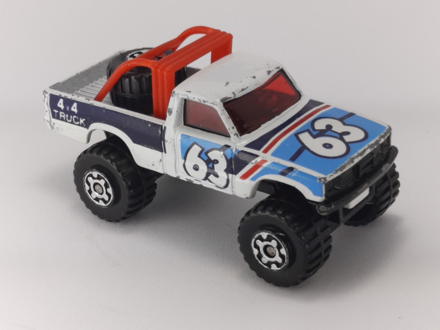Vintage 1981 Matchbox 4x4 Open Back Pickup Truck White 1/64 Scale Die ...