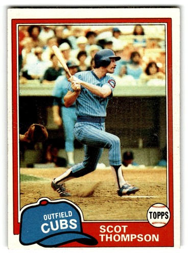1981 Topps #395 Scot Thompson Chicago Cubs | eBay