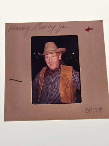 HARRY CAREY JR WESTERN COWBOY ACTOR PHOTO 35MM FILM SLIDE | eBay