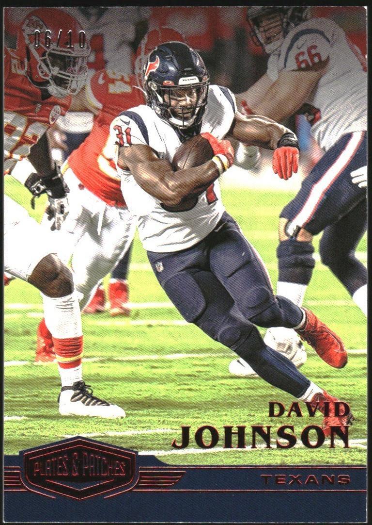 2020 Panini Plates & Patches - David Johnson #70 Red /10 for sale ...