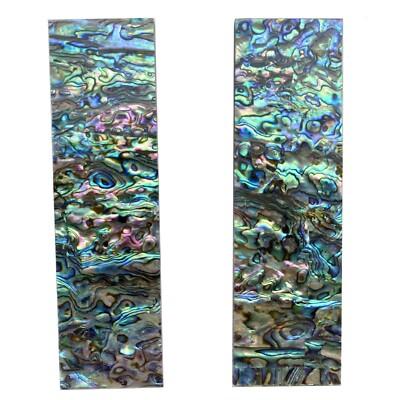1X Abalone Shell Montage Inlay Knife scale 5-1/2"x1-1/2"x5/64 ...
