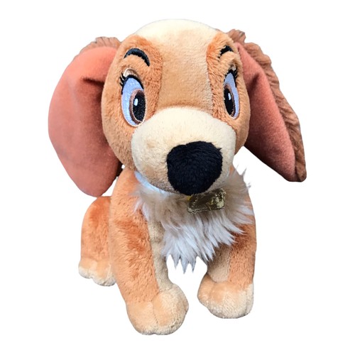 Disney Lady and the Tramp 7” Lady Plush Doll Dog Animal Classic ...