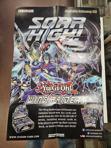 Yugioh Wing Raiders/ Breakers of Shadow 2 Sided Promo/Poster 16" x 24 ...