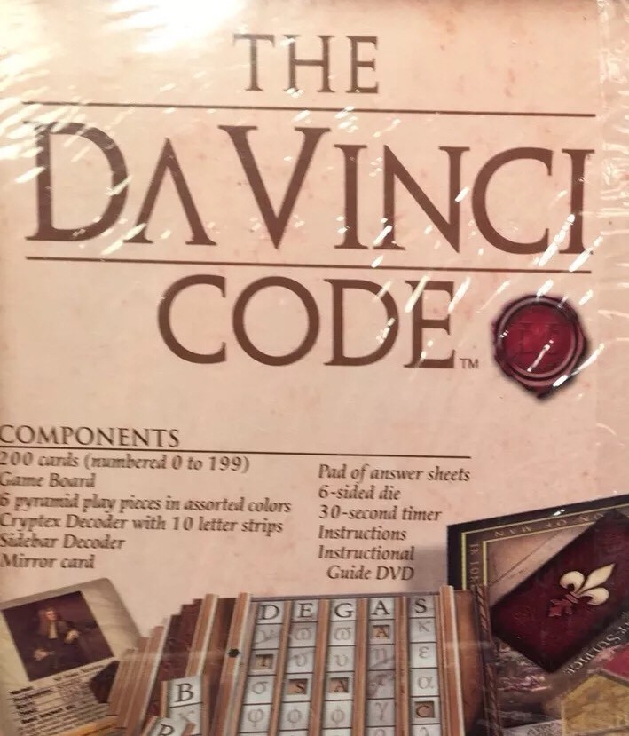 THE DA VINCI CODE OFFICIAL MOVIE MYSTERY BOARD GAME NEW 2006 | eBay