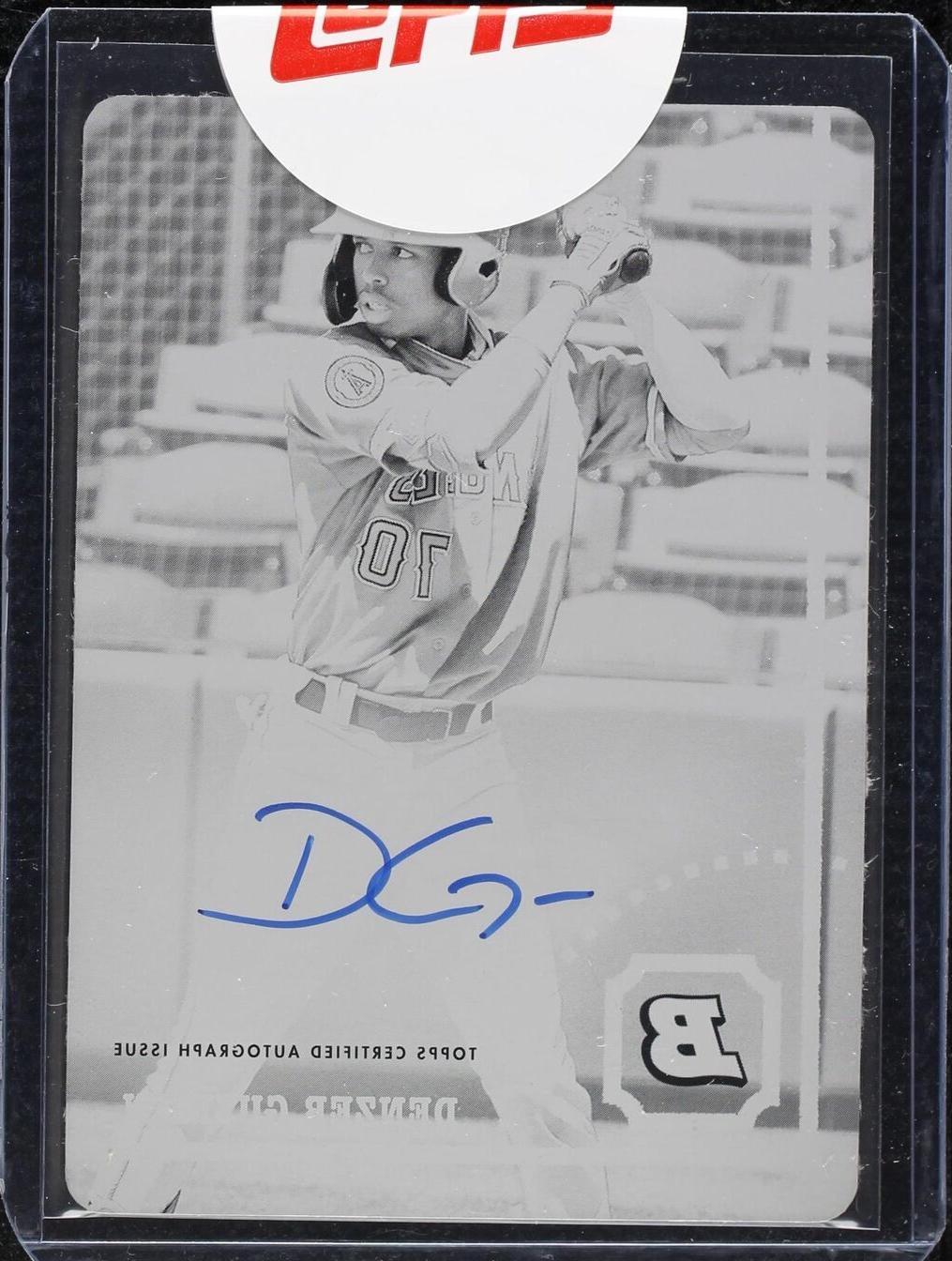 2022 Bowman Heritage - Chrome Prospect Autographs Denzer Guzman #CPA-DG ...