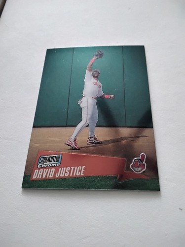 2000 Topps Stadium Club Chrome David Justice #133 Cleveland Indians | eBay