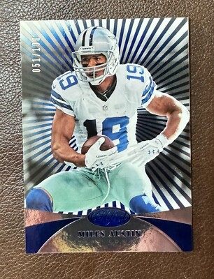 Miles Austin 2013 Certified Platinum Blue (51/100) Card# 113 Dallas ...