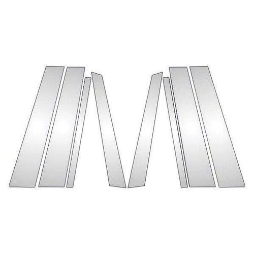 Black Horse Pillar Post Trims Chrome fit 2011-2016 Volkswagen Jetta ...