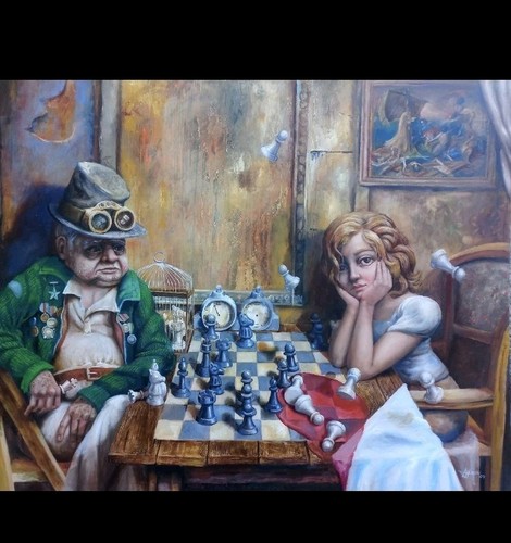 Oil on canvas Enrique alfonso cuban beautifulart 130x160 Cm T Piezas ...