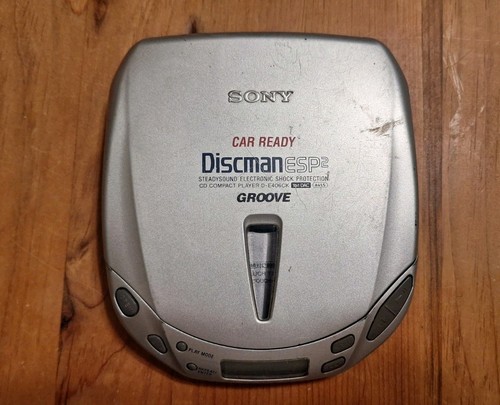 Sony Groove Discman -FOR PARTS- Personal CD Player Walkman D-E406CK DE406CK | eBay