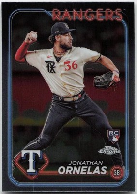 2024 Topps Chrome #74 Jonathan Ornelas Texas Rangers RC | eBay