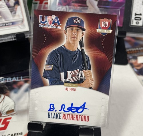 2014 Blake Rutherford Panini USA Baseball Auto /499 | eBay