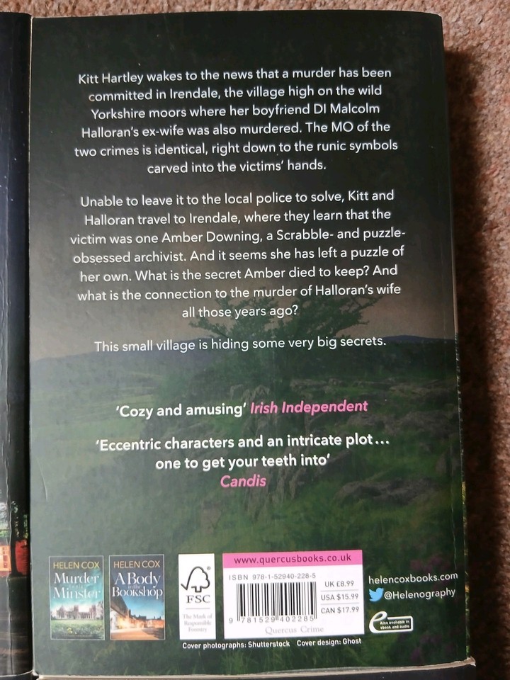 Helen Cox 6x Book Bundle Kit Hartley Book Series Yorkshire Detective ...