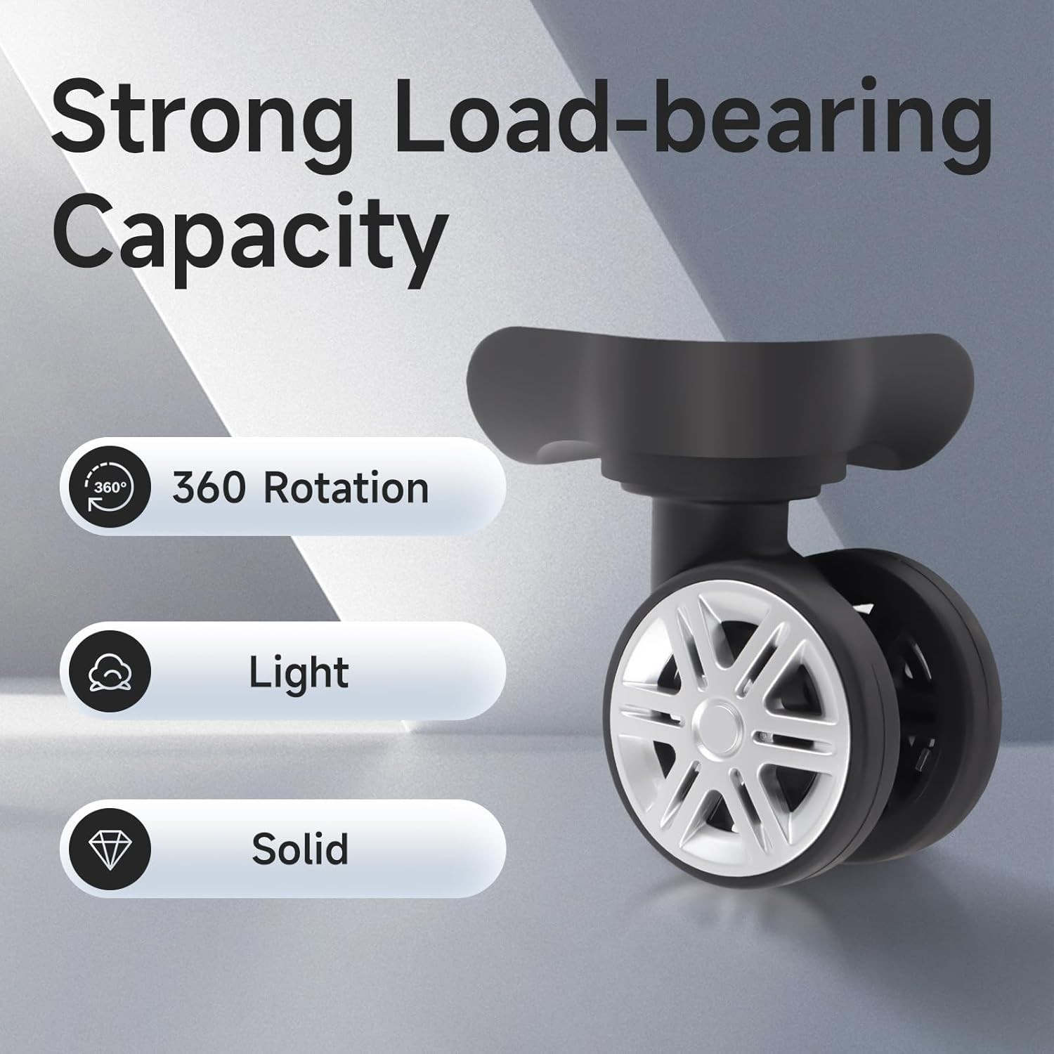 Replacement Luggage Wheel Repair Suitcase Bag Parts Spinner Wheels ...