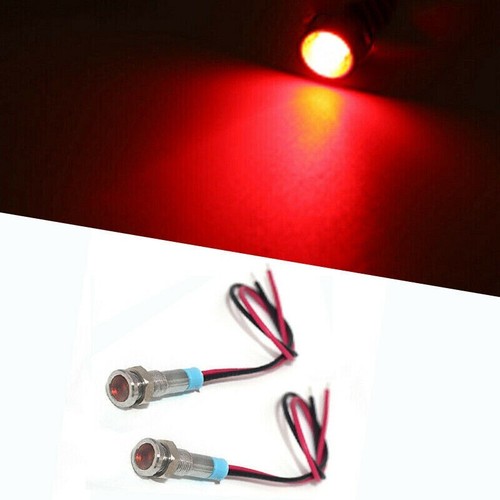 LED Lights 5/16" Ultra Small Accessories Brake&Running Panel Pilot Lamp ...