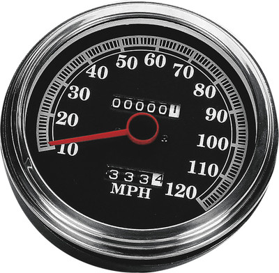 Drag Specialties - 72422AMX - 5" MPH FL-Style 2:1 Speedometer - '89-'95 ...