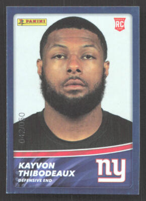 2022 Panini Sticker & Card Collection Kayvon Thibodeaux #75 Light Blue ...