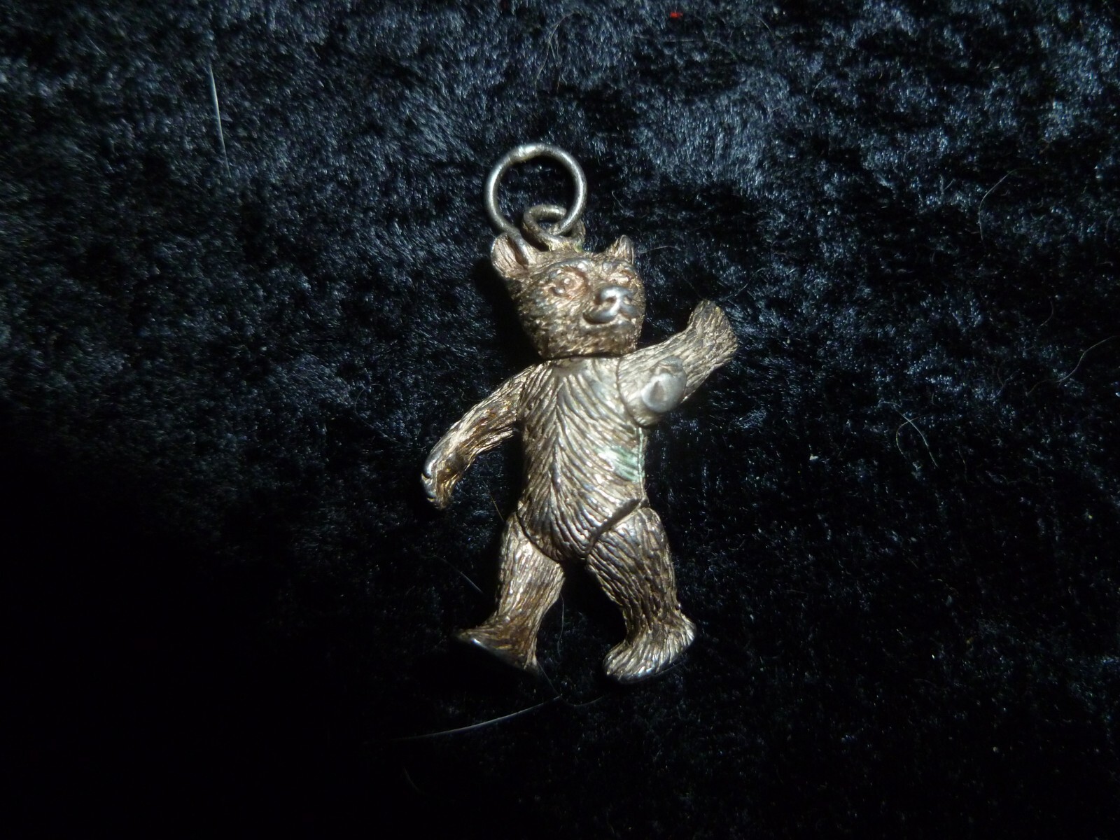 Vintage 3D Reticulated 1920's Cartoon Pip Bear Sterli… - Gem