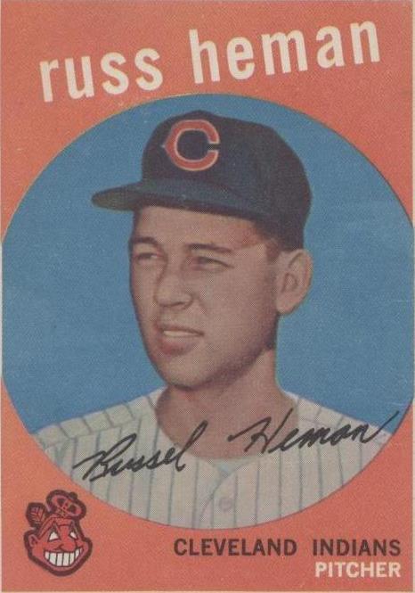 1959 Topps - Russ Heman #283 White Back (RC) for sale online | eBay