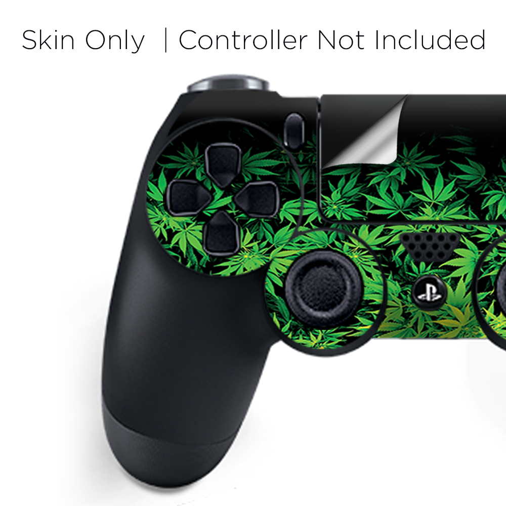 Skins Decal Wrap for PS4 / PS4 Pro Controller - weed green bud ...