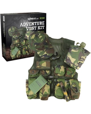 DPM Kids adventure vest kit - Military soldier dress up costume | eBay ...