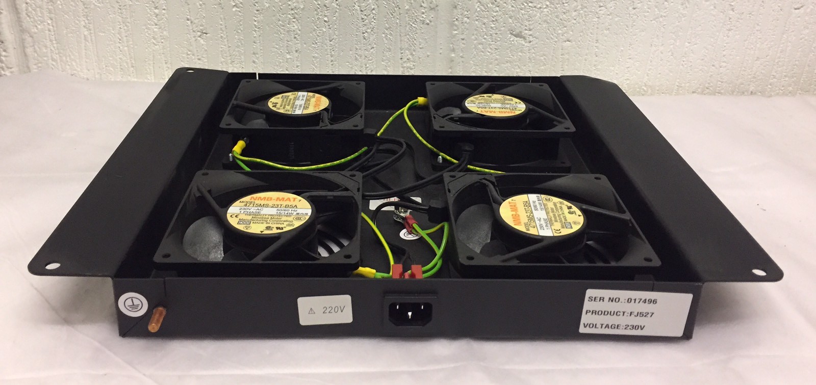 Dell PowerEdge 42U 4220 4820 Black Server Cabinet Rack Fan Kit FJ527 ...