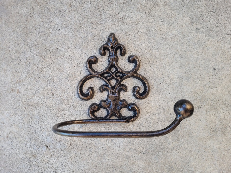 Iron, Scroll, Toilet Paper Holder, bathroom, Medieval, Old World ...