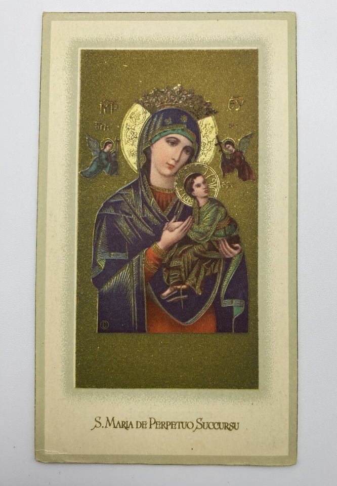 Set Of Eight Vintage Blessed Mother Holy Cards | eBay