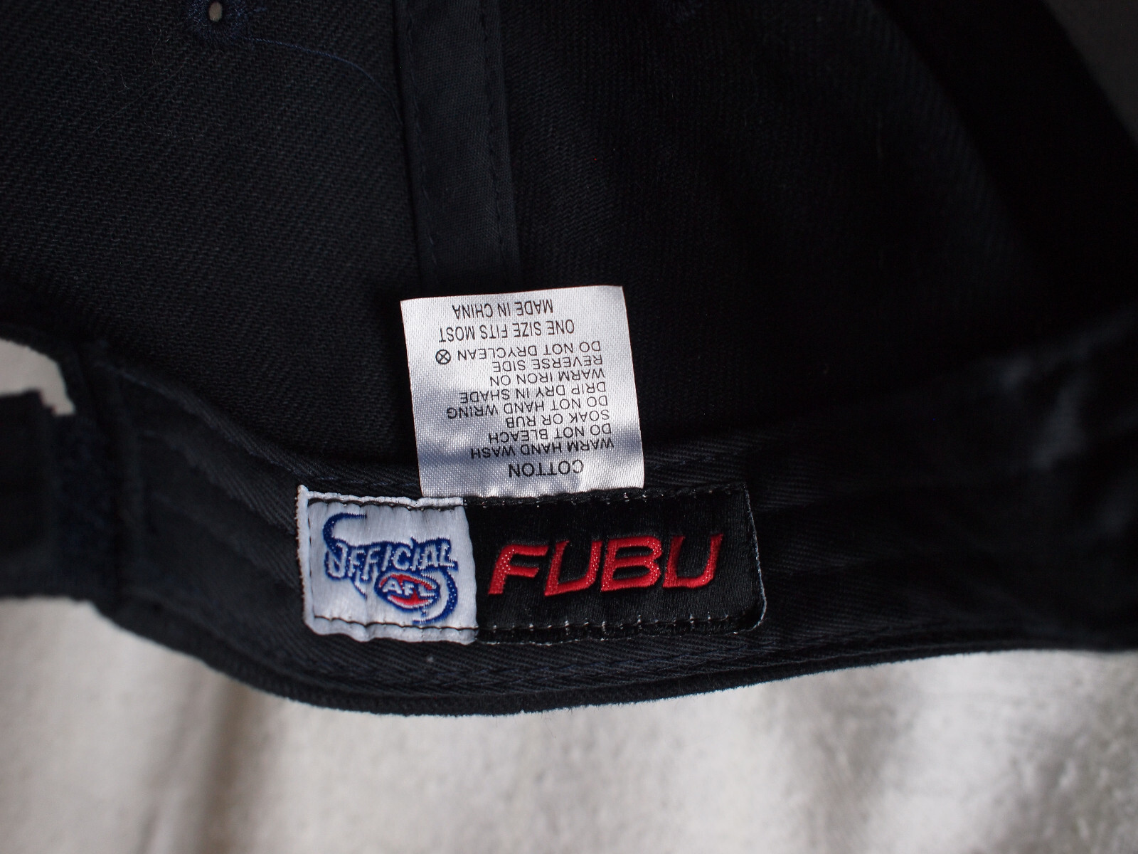 Official AFL Carlton Football Club cap - Fubu brand | eBay Australia