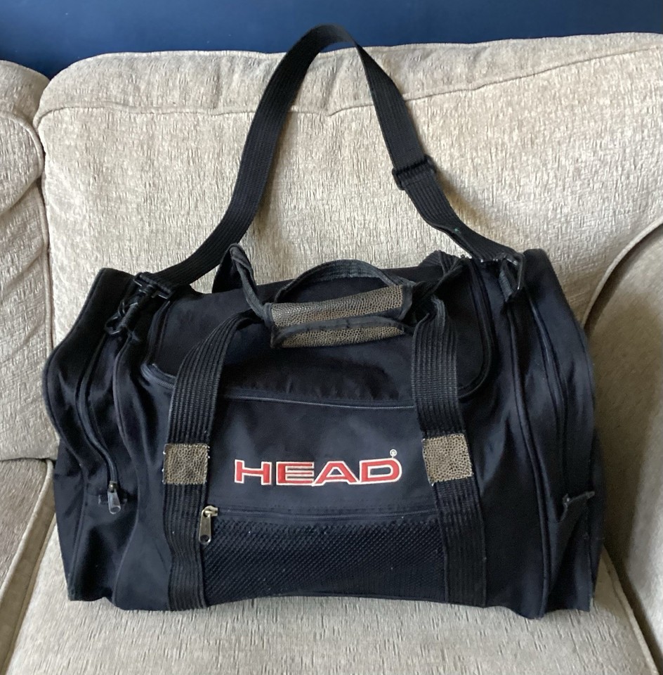 Retro Head Holdall / Sports Bag/ Gym Bag carrier black well used | eBay UK