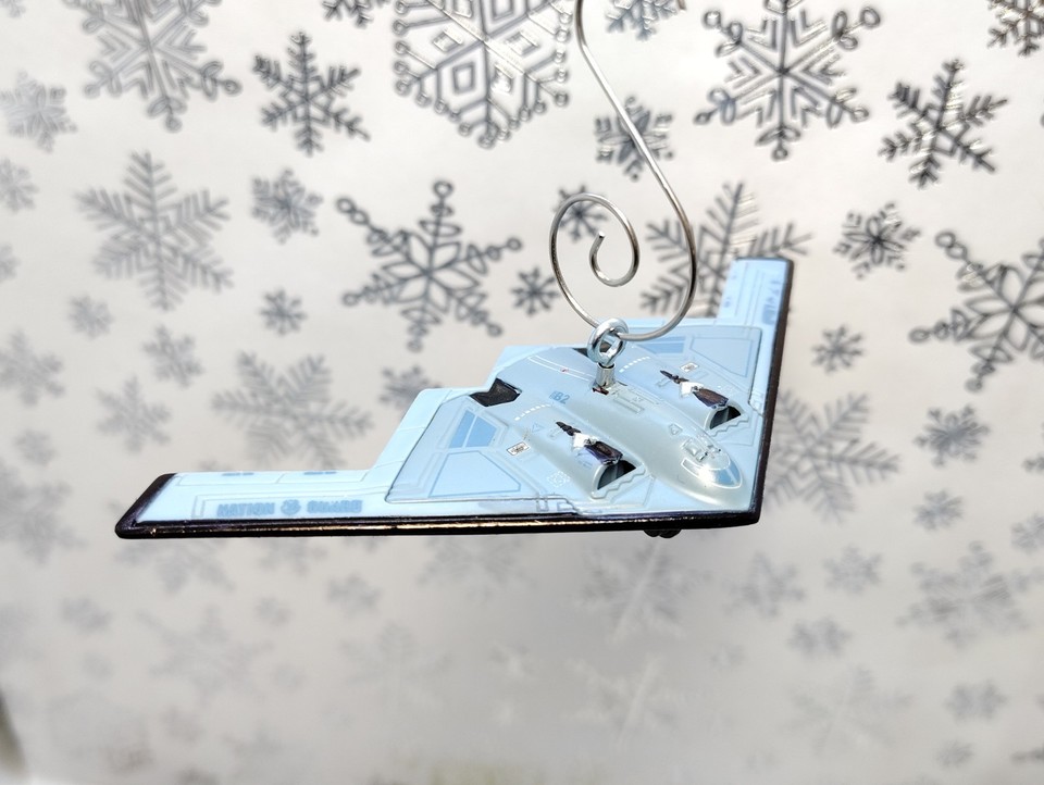 Northrop Grumman B-2 Stealth Bomber Jet Airplane Christmas Ornament ...