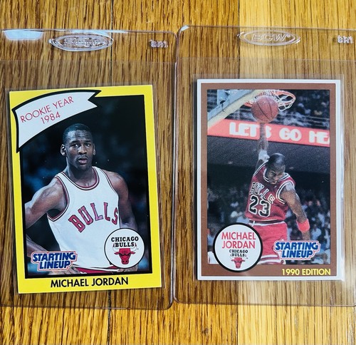 1990 Michael Jordan Starting Lineup Rookie Year 2 Cards! | eBay