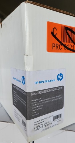 HP MPS Solutions Lexmark C520N, C522N Yellow Toner Cartridge C532DN ...