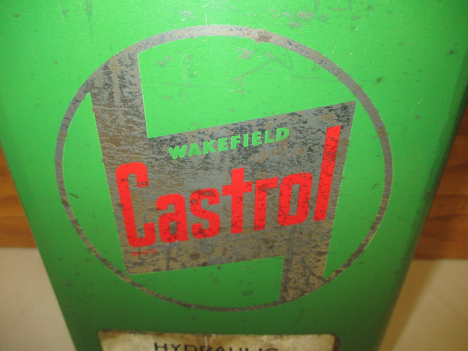 Vintage Wakefield Castrol 1 Imperial Gallon Oil Can Tin : SAE80 FORD ...