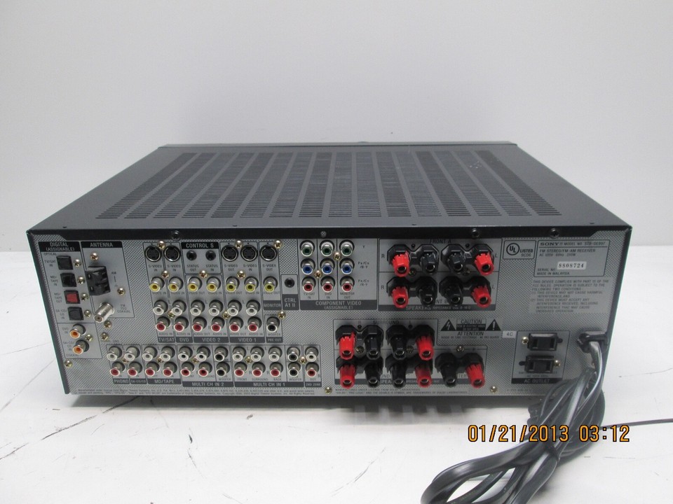 Sony STR-DE997 Dolby Digital FM AM Stereo Receiver | eBay