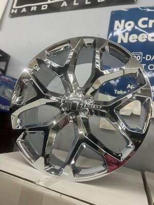 Rep G09 28x10 Snowflake Chrome 6x139.7 +30 | eBay