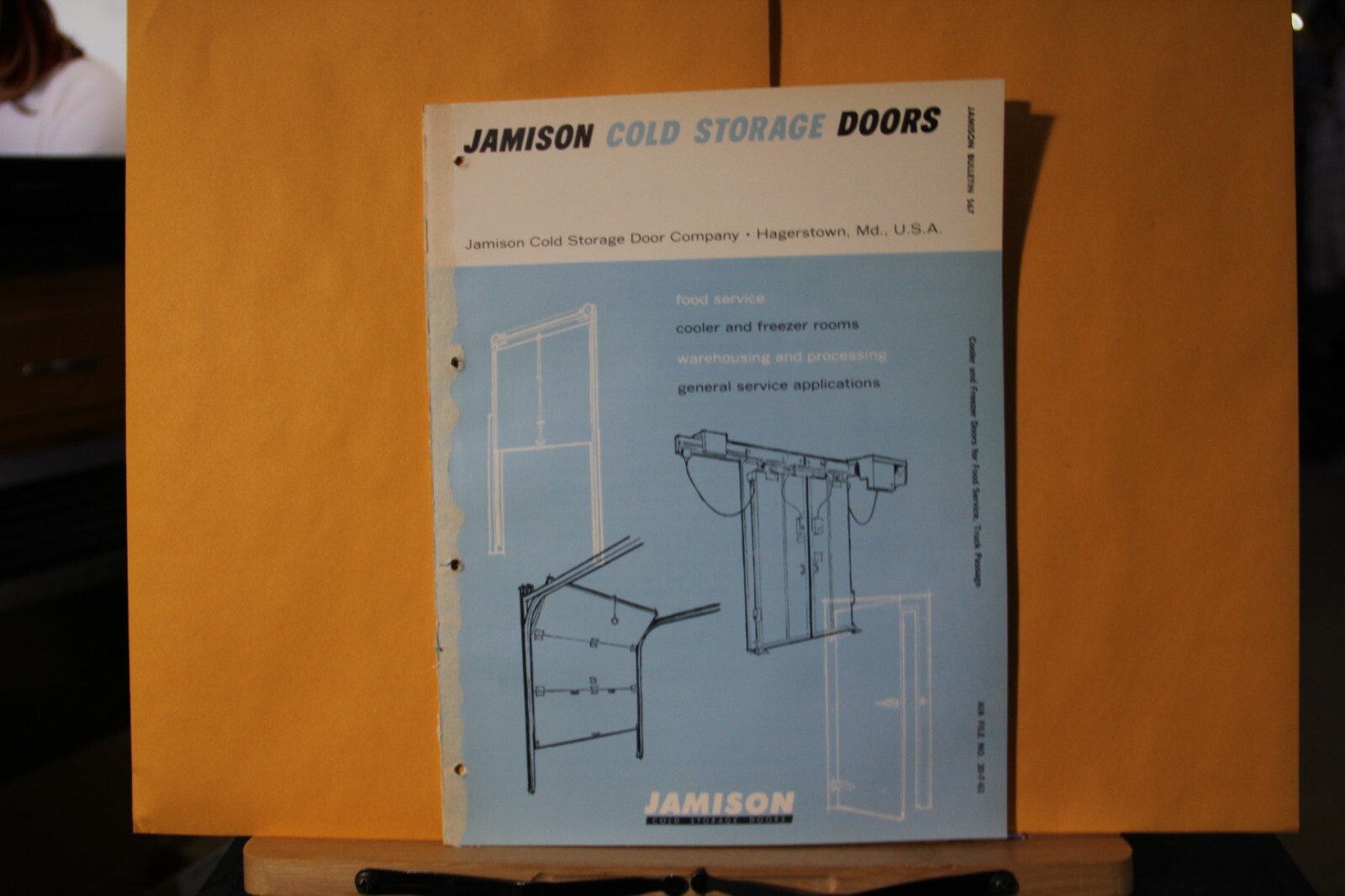 Jamison Cold Storage Door Co Hagerstown Maryland brochure catalog 24 ...